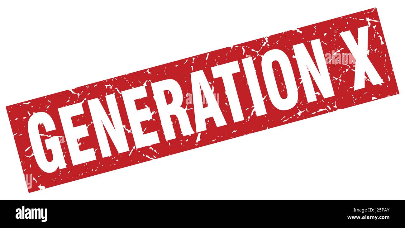 Square grunge red generation hi-res stock photography and images - Alamy