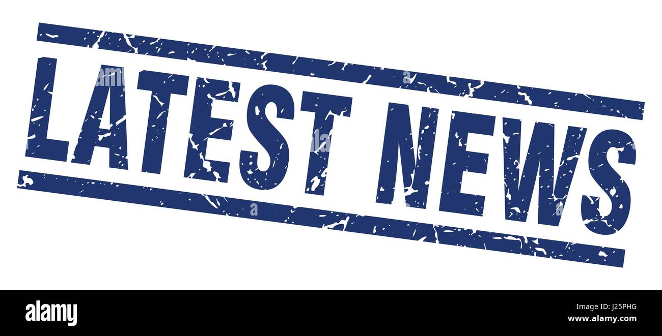 Latest news sticker square hi-res stock photography and images - Alamy