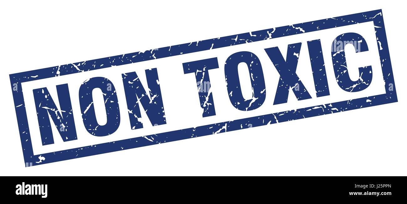 square grunge blue non toxic stamp Stock Vector Image & Art - Alamy