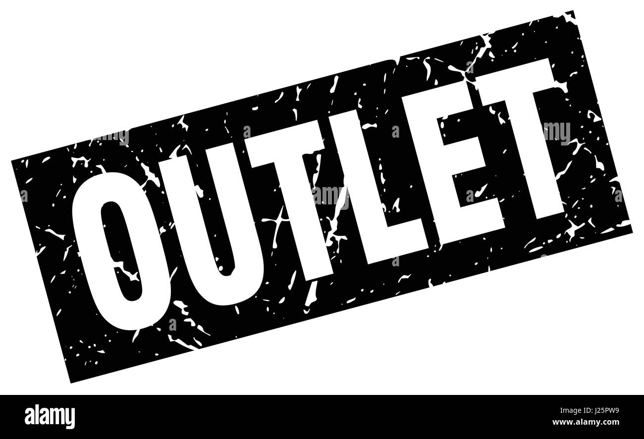 Outlet stamp Black and White Stock Photos & Images - Alamy