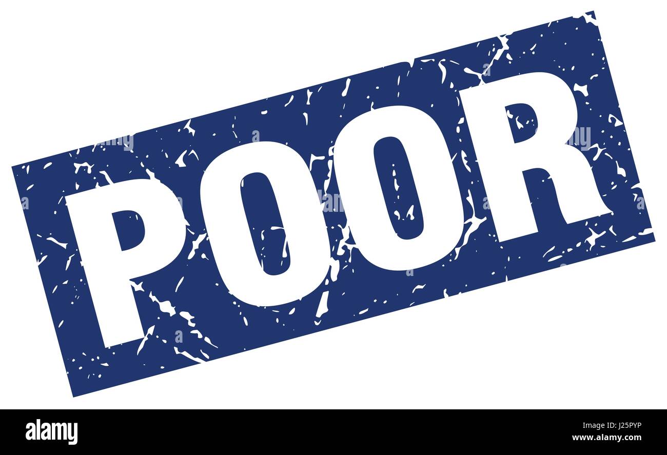 square grunge blue poor stamp Stock Vector Image & Art - Alamy