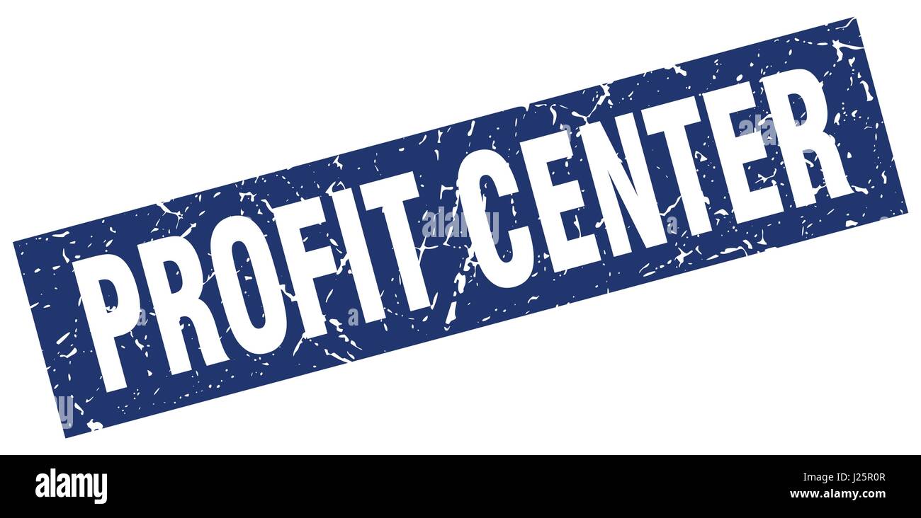 Profit center blue square hi-res stock photography and images - Alamy