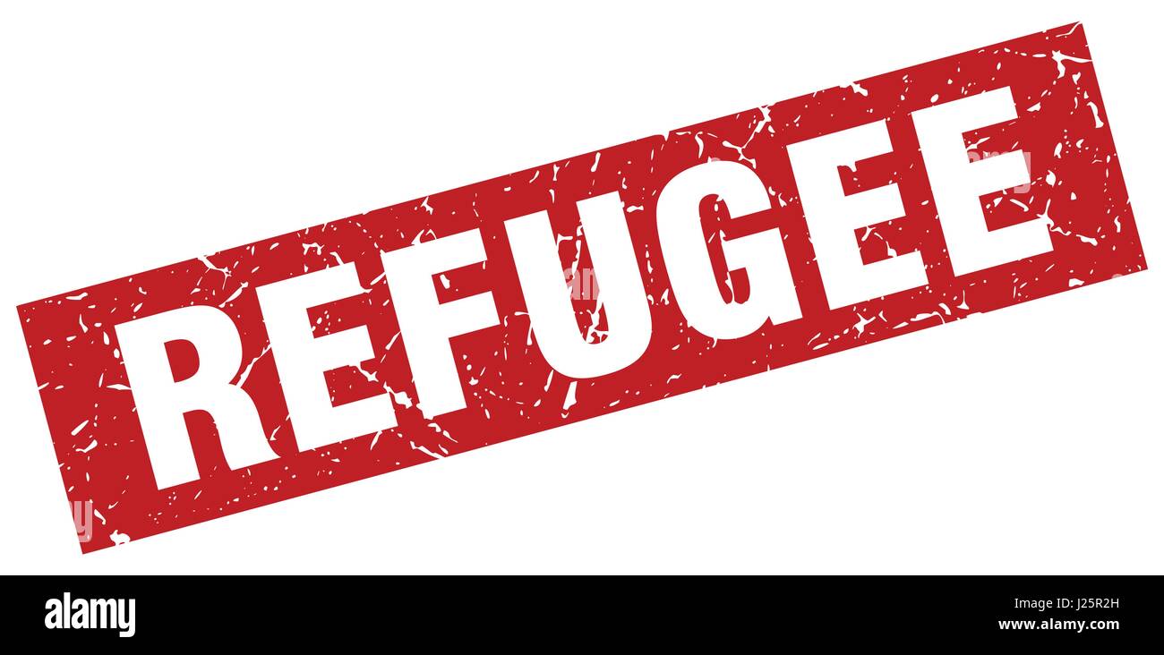 Refugee sticker Stock Vector Images - Alamy