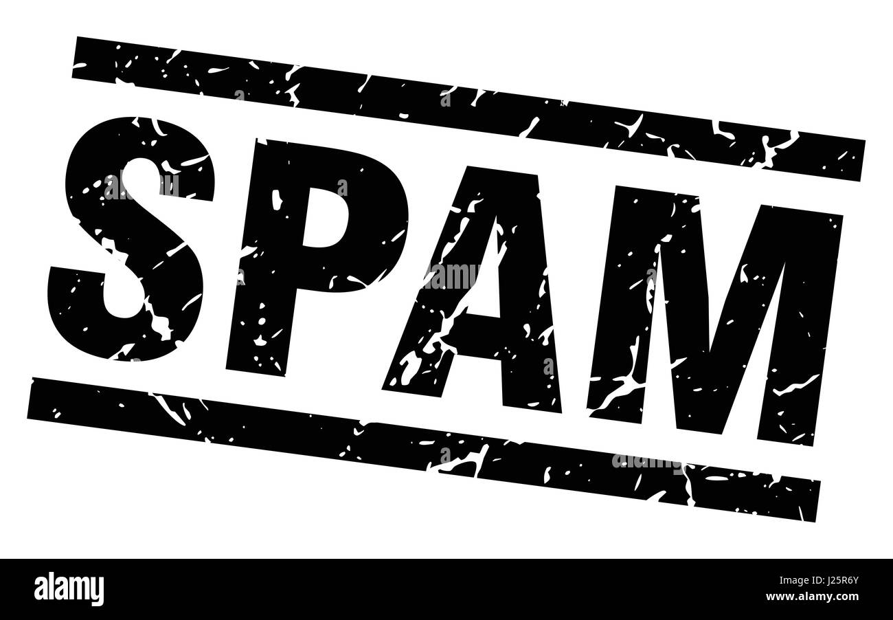 square grunge black spam stamp Stock Vector Image & Art - Alamy
