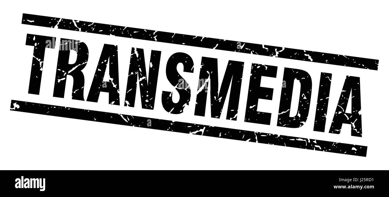 square grunge black transmedia stamp Stock Vector Image & Art - Alamy