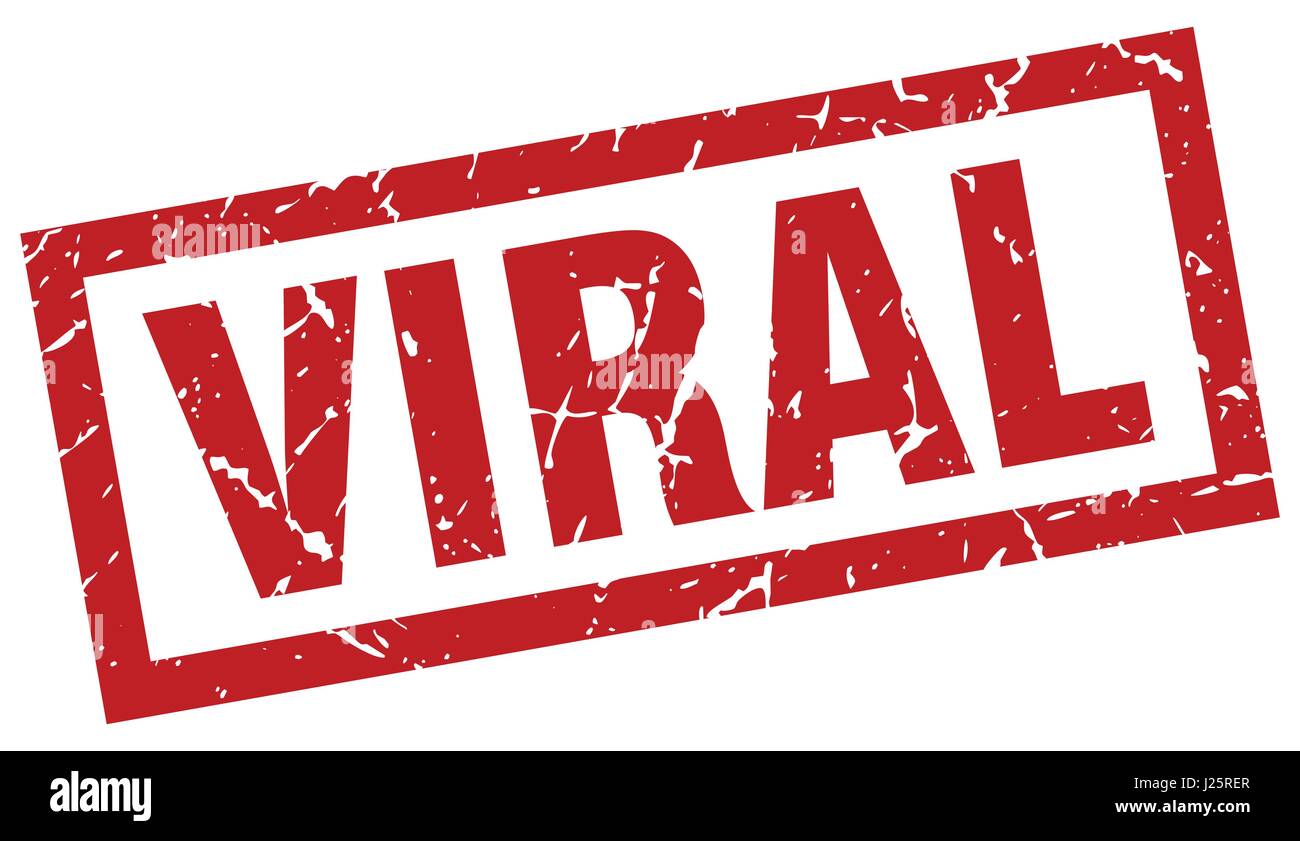 square grunge red viral stamp Stock Vector Image & Art - Alamy