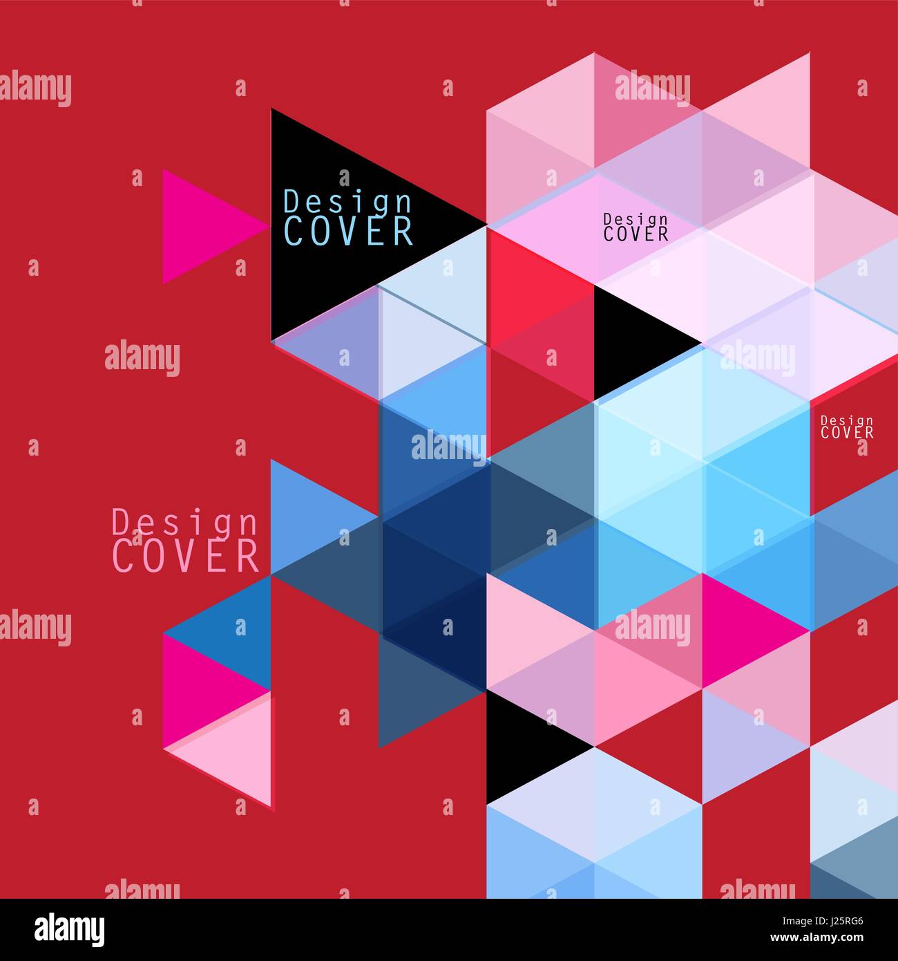 Geometric background Template for covers, flyers, banners, posters and ...