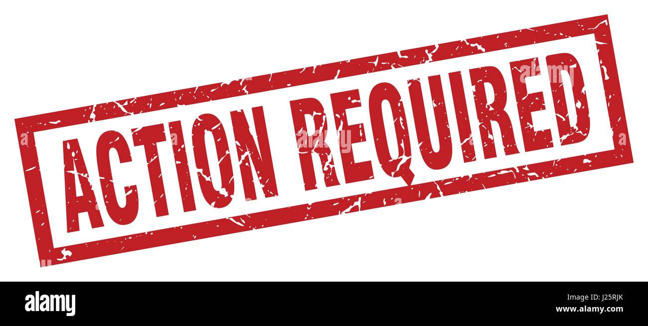 Action required seal hi-res stock photography and images - Alamy