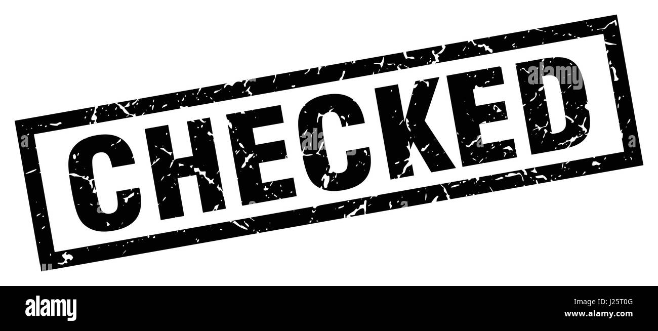 square grunge black checked stamp Stock Vector Image & Art - Alamy