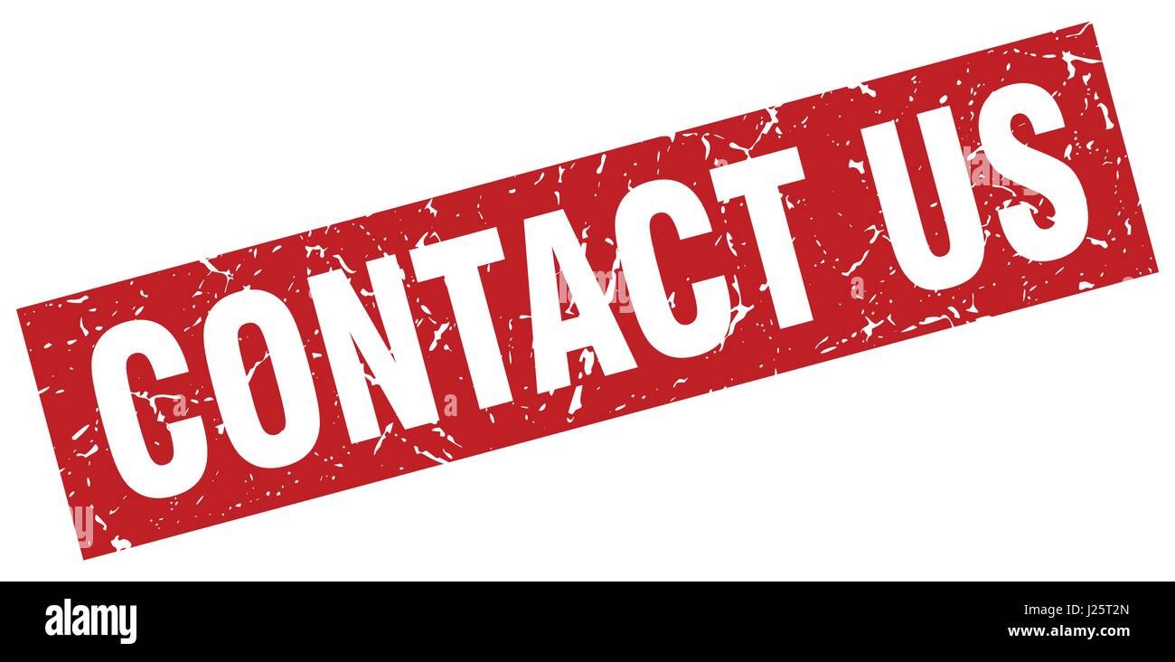 Contact us sticker square hi-res stock photography and images - Alamy