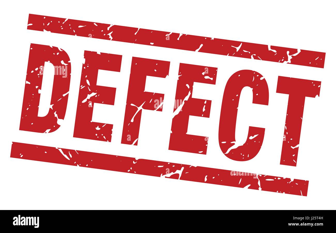 square grunge red defect stamp Stock Vector Image & Art - Alamy