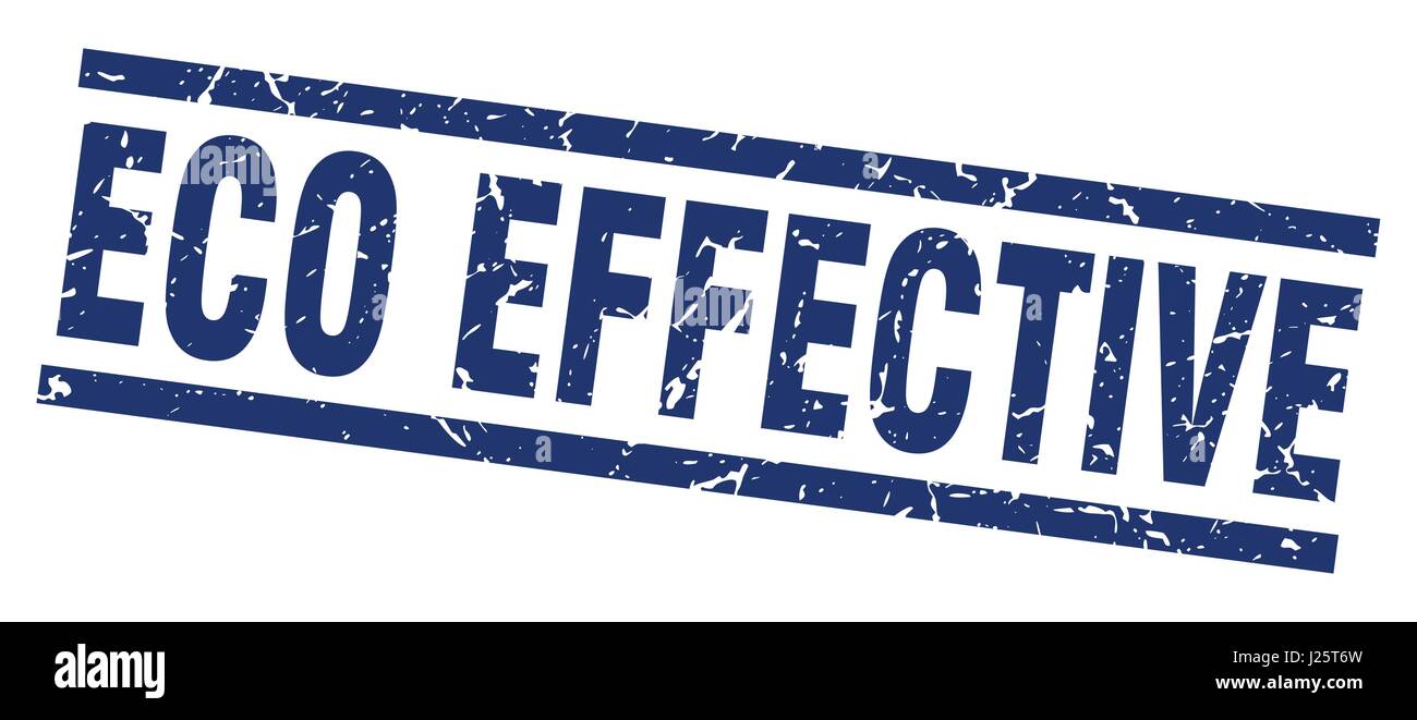 square grunge blue eco effective stamp Stock Vector Image & Art - Alamy