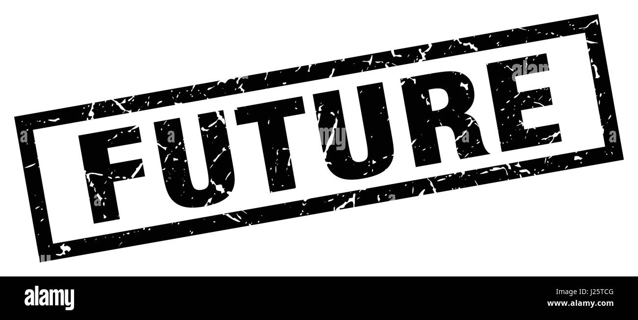 square grunge black future stamp Stock Vector Image & Art - Alamy