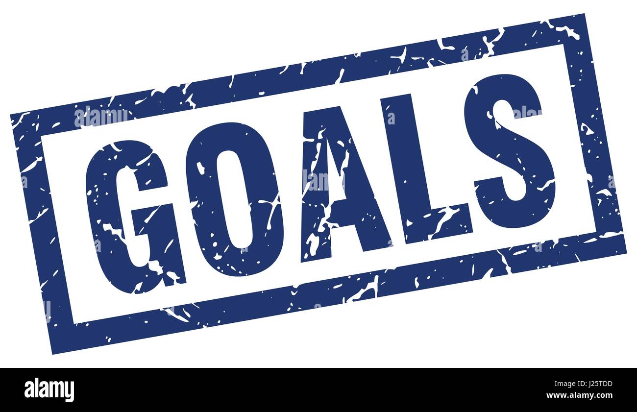 Goals stamp Stock Vector Images - Alamy