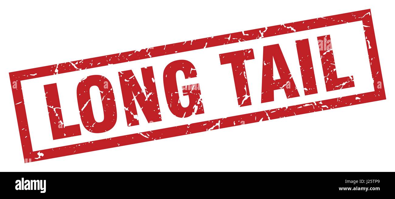 Long tail red grunge Stock Vector Images - Alamy