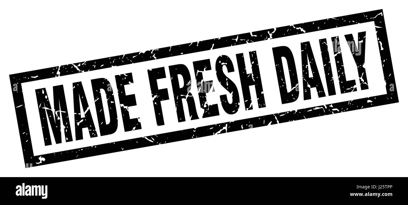 Made fresh daily Stock Vector Images - Alamy