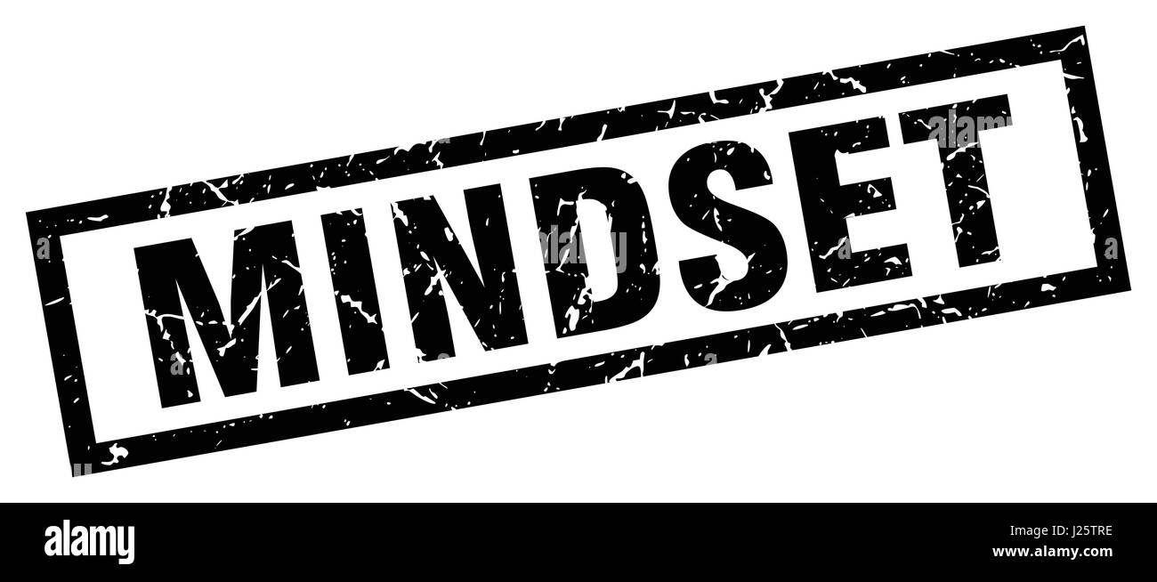 square grunge black mindset stamp Stock Vector Image & Art - Alamy