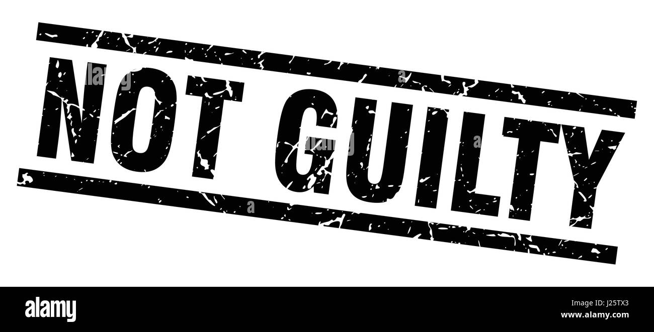Not guilty Stock Vector Images - Alamy