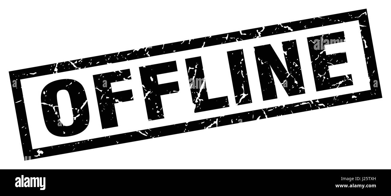 Offline stamp Black and White Stock Photos & Images - Alamy