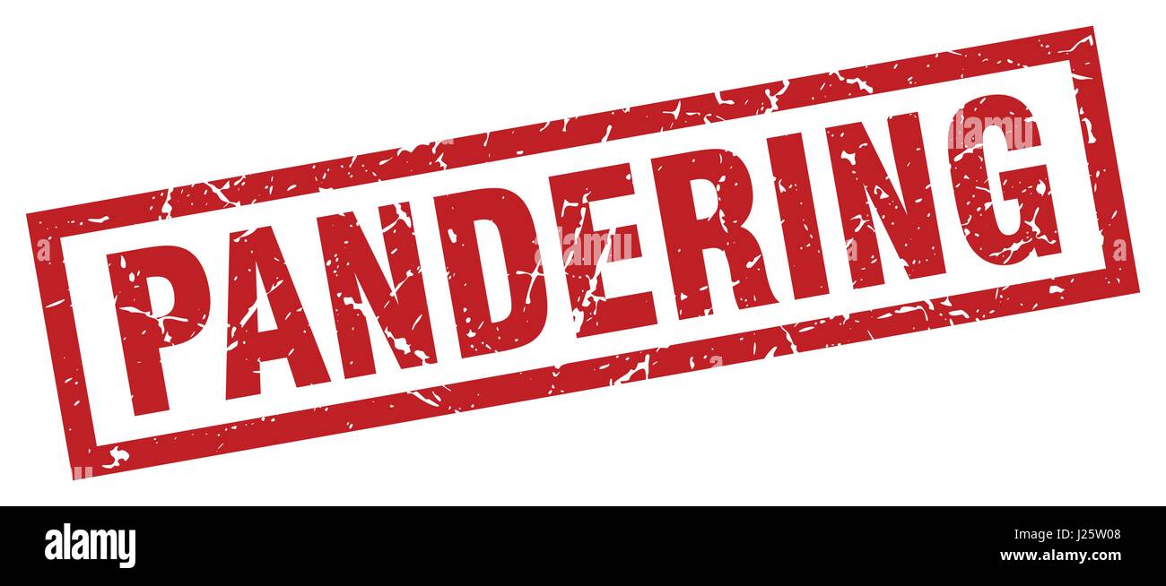 Pandering hi-res stock photography and images - Alamy