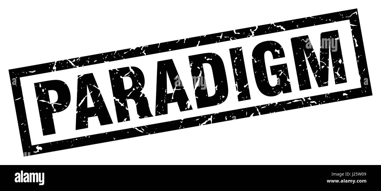square grunge black paradigm stamp Stock Vector Image & Art - Alamy