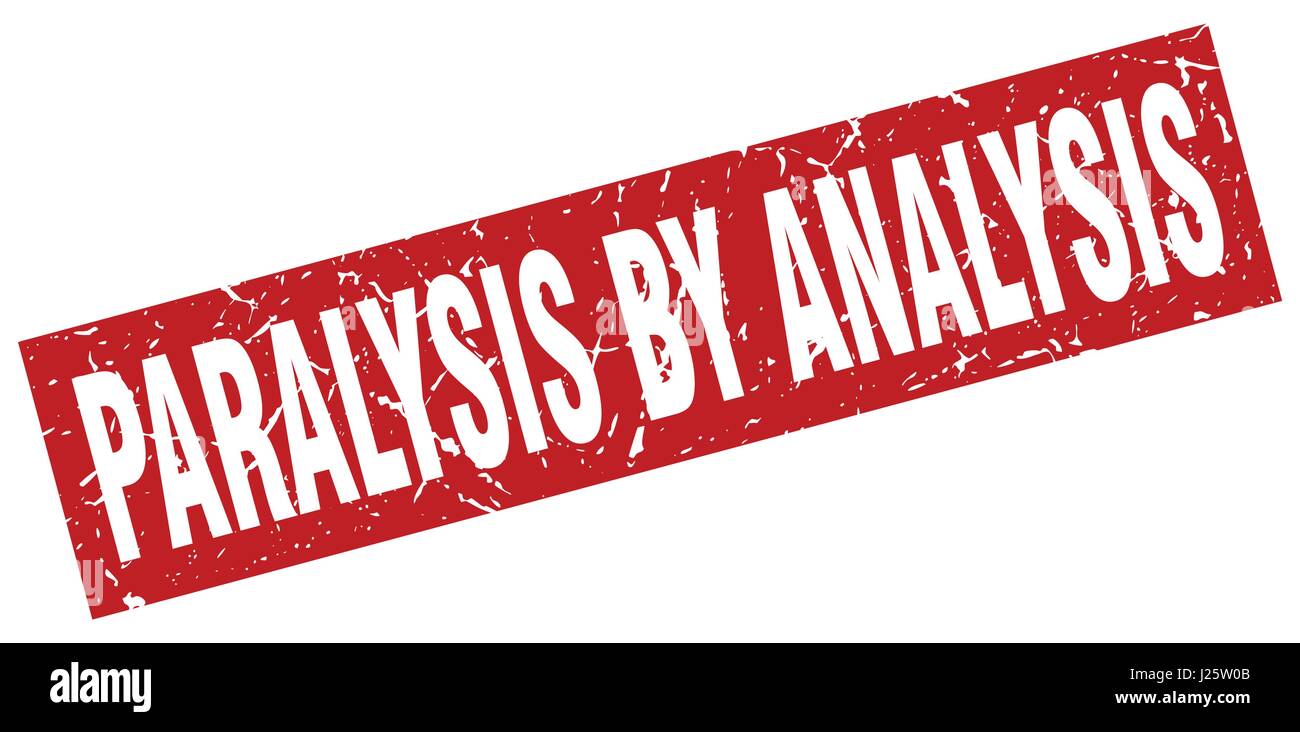 Paralysis by analysis Stock Vector Images - Alamy