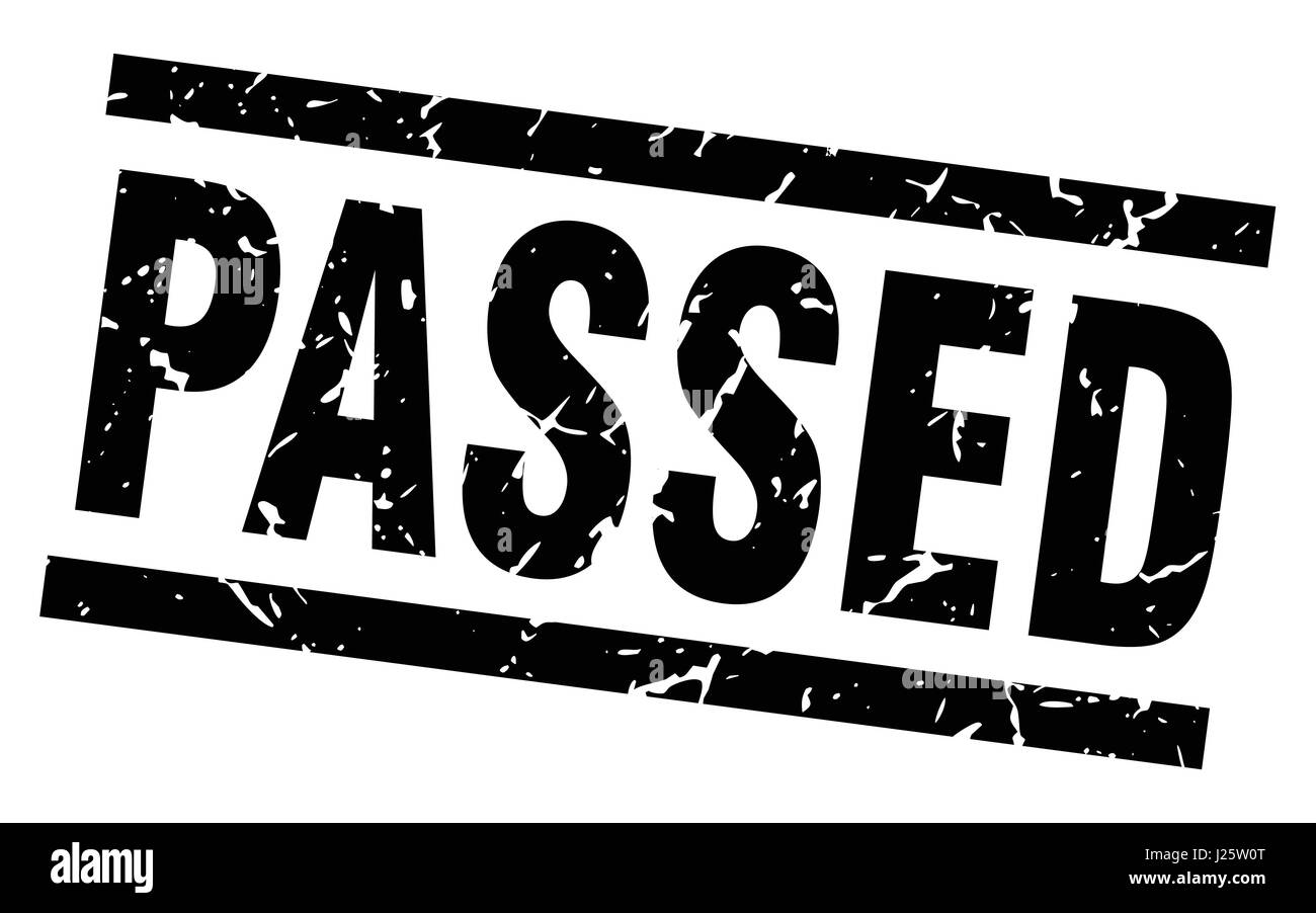 Passed stamp Black and White Stock Photos & Images - Alamy