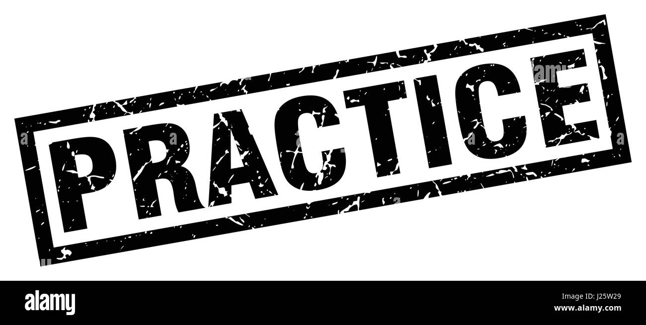 square grunge black practice stamp Stock Vector Image & Art - Alamy