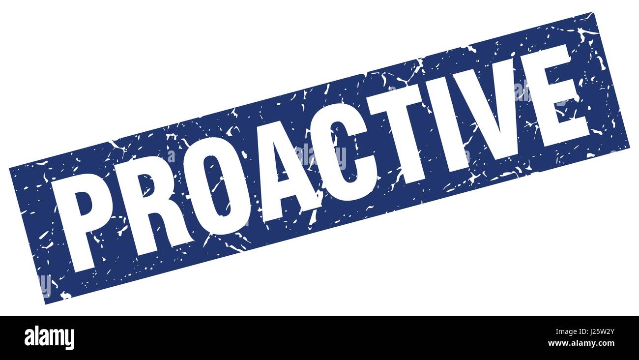 Proactive rubber stamp Cut Out Stock Images & Pictures - Alamy