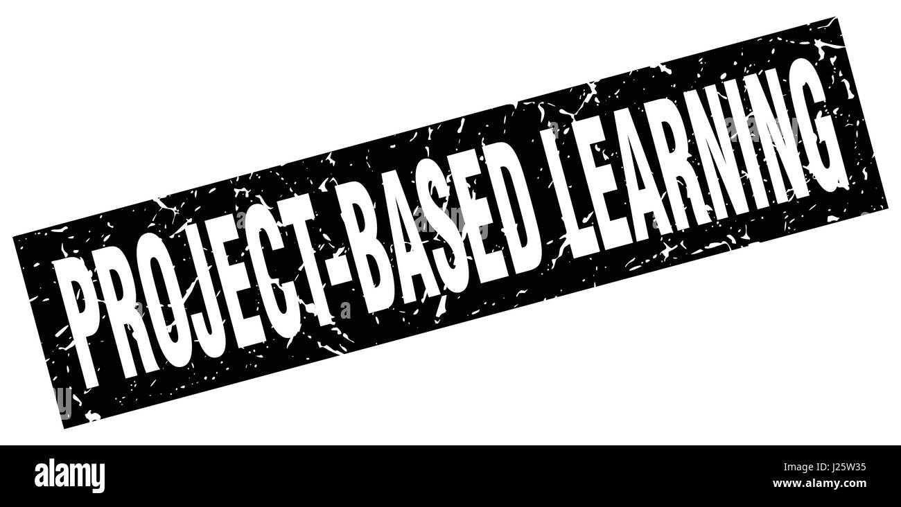 square grunge black project-based learning stamp Stock Vector Image ...