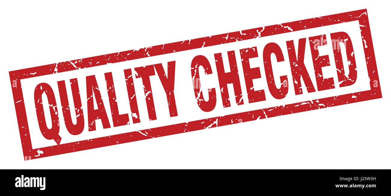 Quality checked banner template hi-res stock photography and images - Alamy