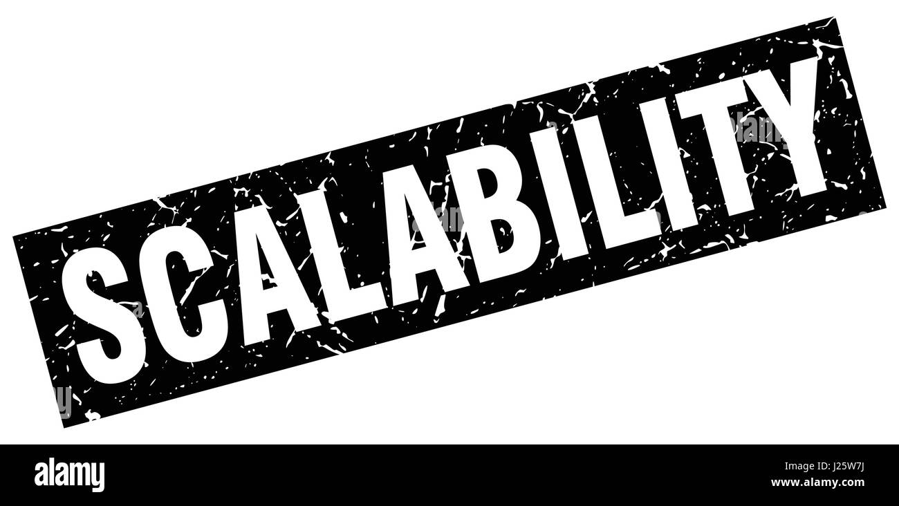 square grunge black scalability stamp Stock Vector Image & Art - Alamy