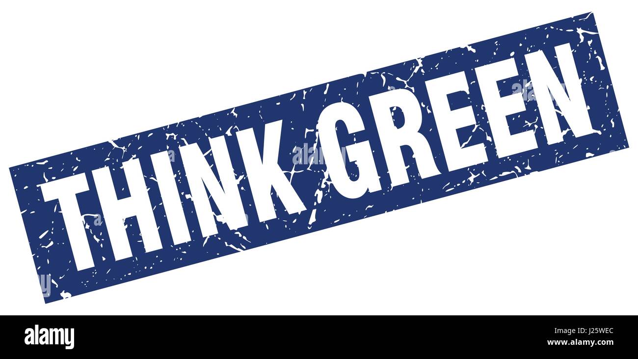 square grunge blue think green stamp Stock Vector Image & Art - Alamy