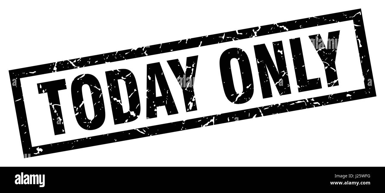 Only today badge Black and White Stock Photos & Images - Alamy