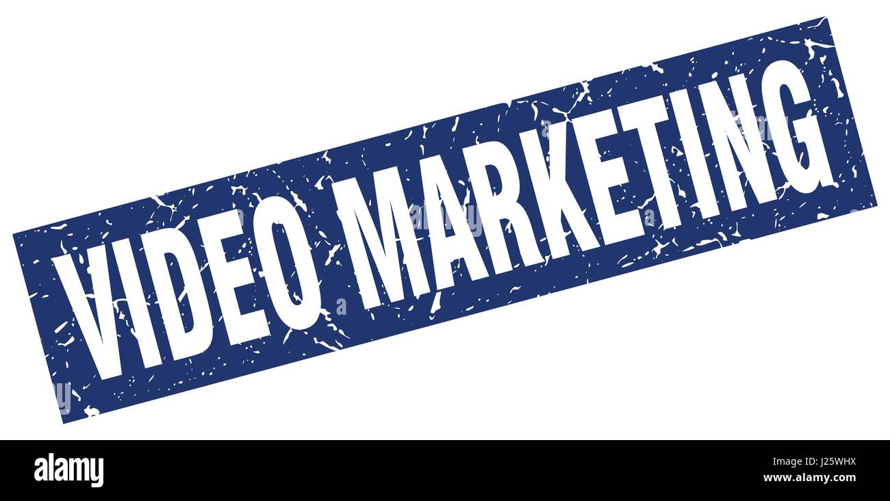 Video marketing square stamp Stock Vector Images - Alamy
