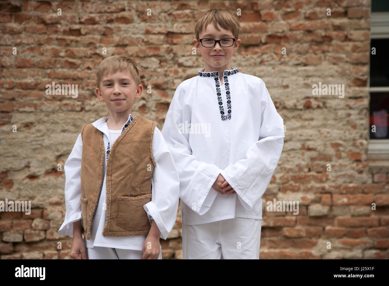 Portrait of a traditional woman from the Moravian region of Czech ...