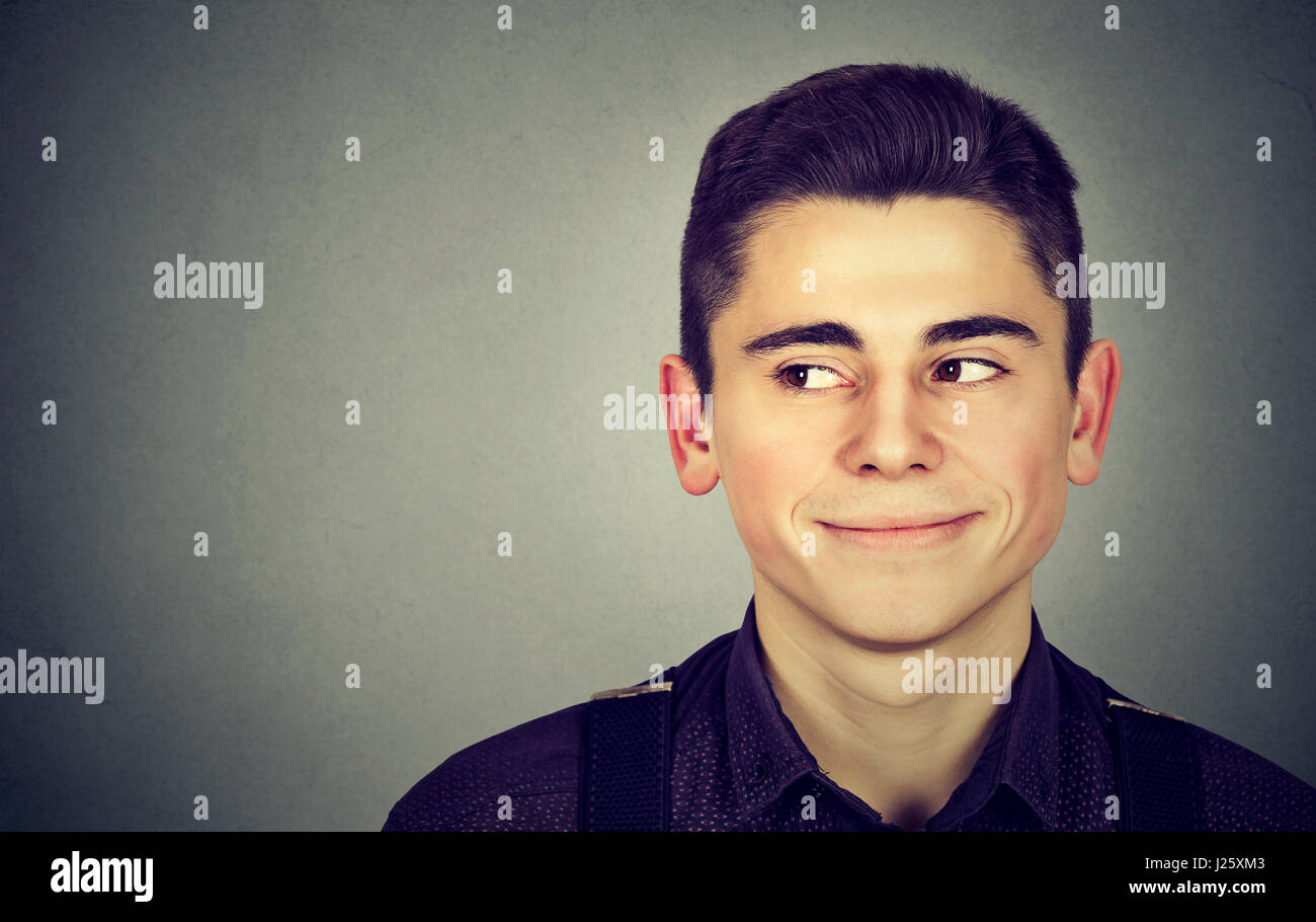 Man looking left hi-res stock photography and images - Alamy