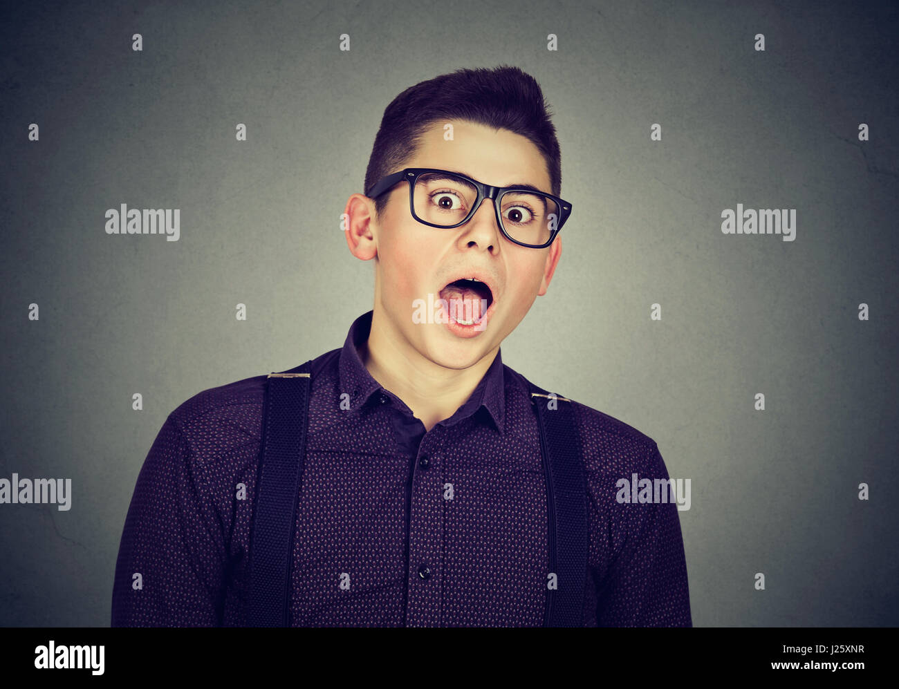 shocked young man Stock Photo - Alamy