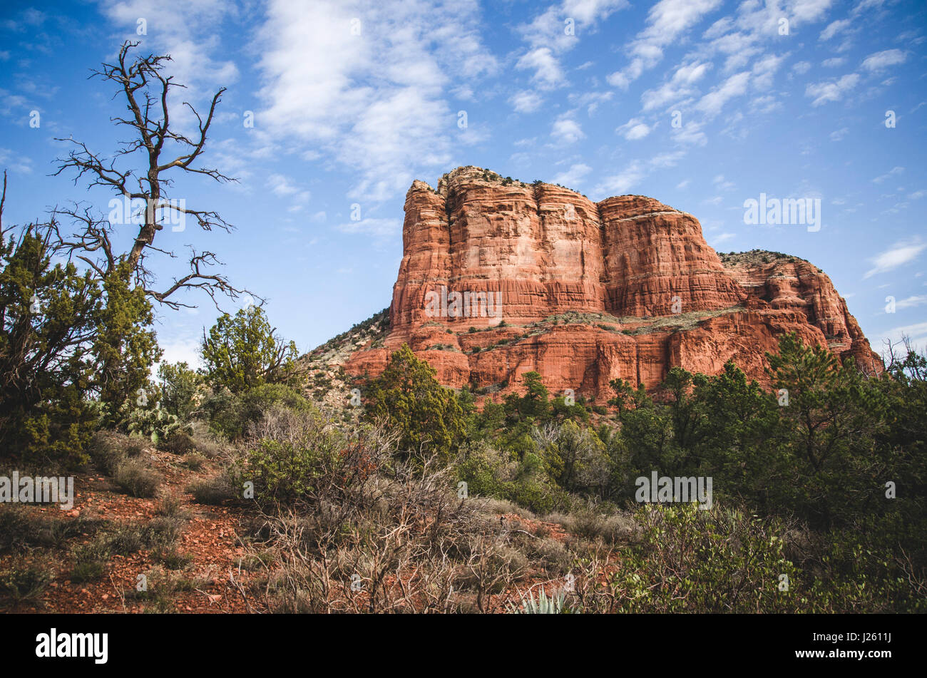 Courthouse Butte Rock Formation, Sedona, Arizona, USA Stock Photo - Alamy