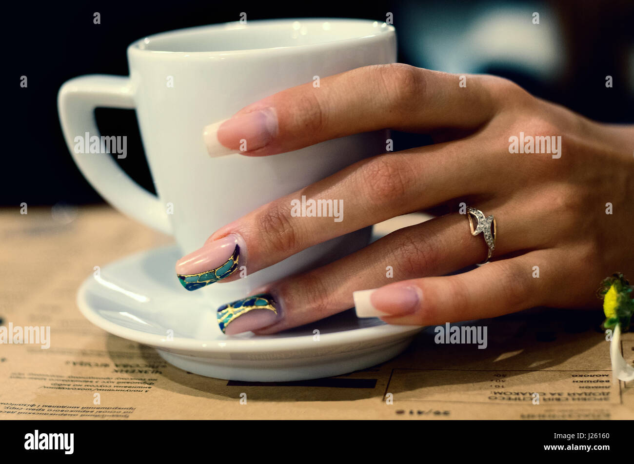 Delicate woman resting hi-res stock photography and images - Alamy