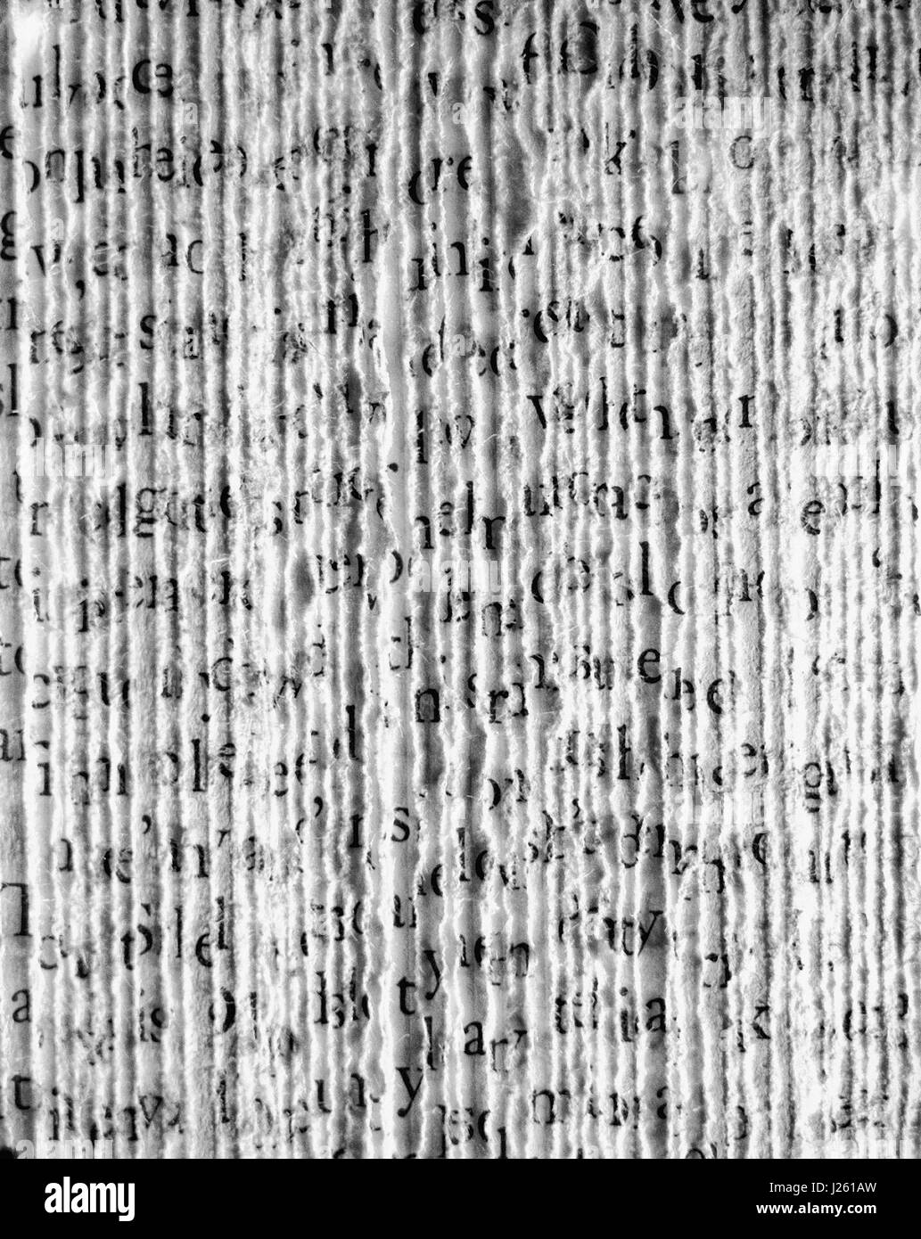 Neatly Torn Pages from Book Stock Photo - Alamy