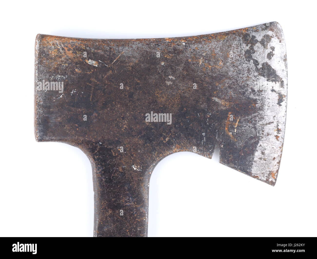 Old rusty ax on a white background Stock Photo - Alamy