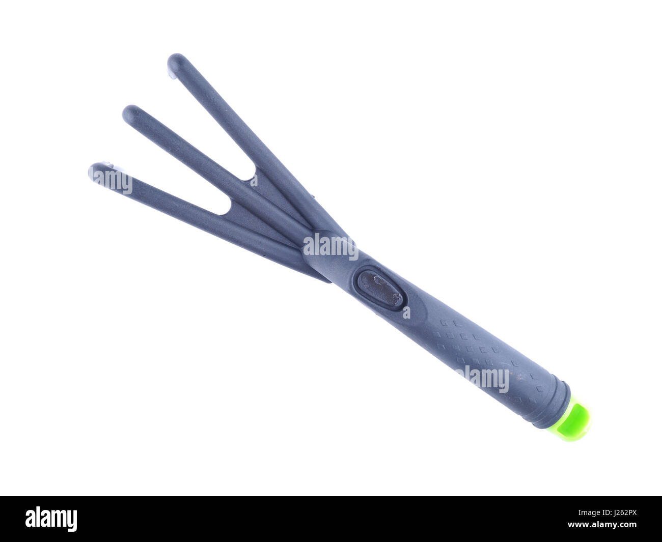 Plastic trident chopper on white background Stock Photo - Alamy