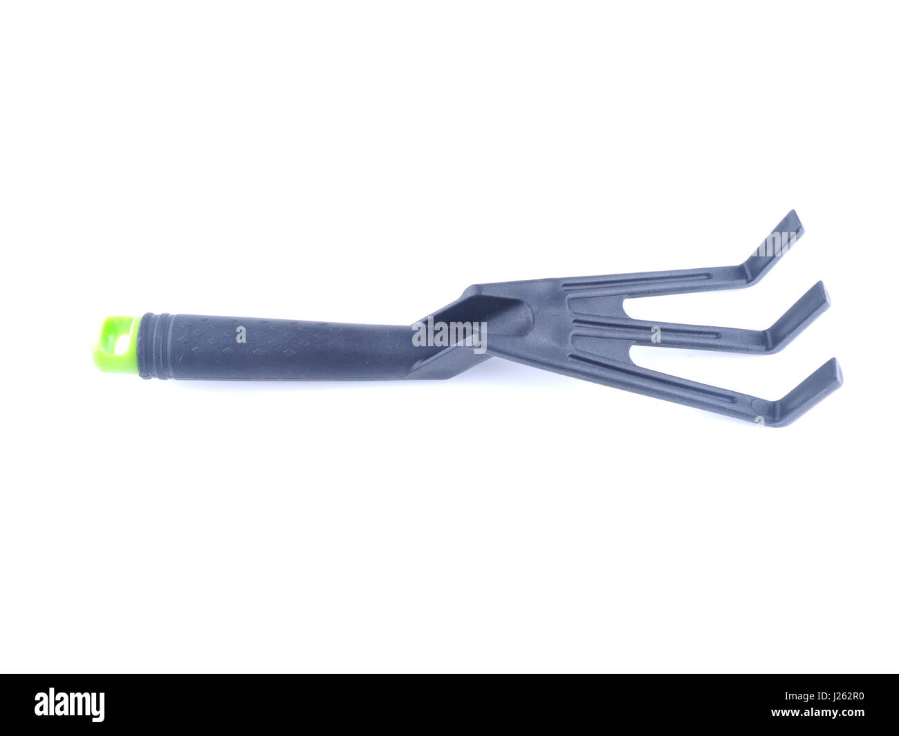 Plastic trident chopper on white background Stock Photo - Alamy