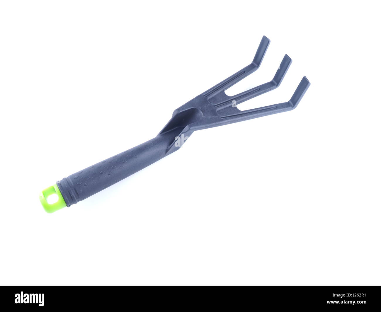 Plastic trident chopper on white background Stock Photo - Alamy