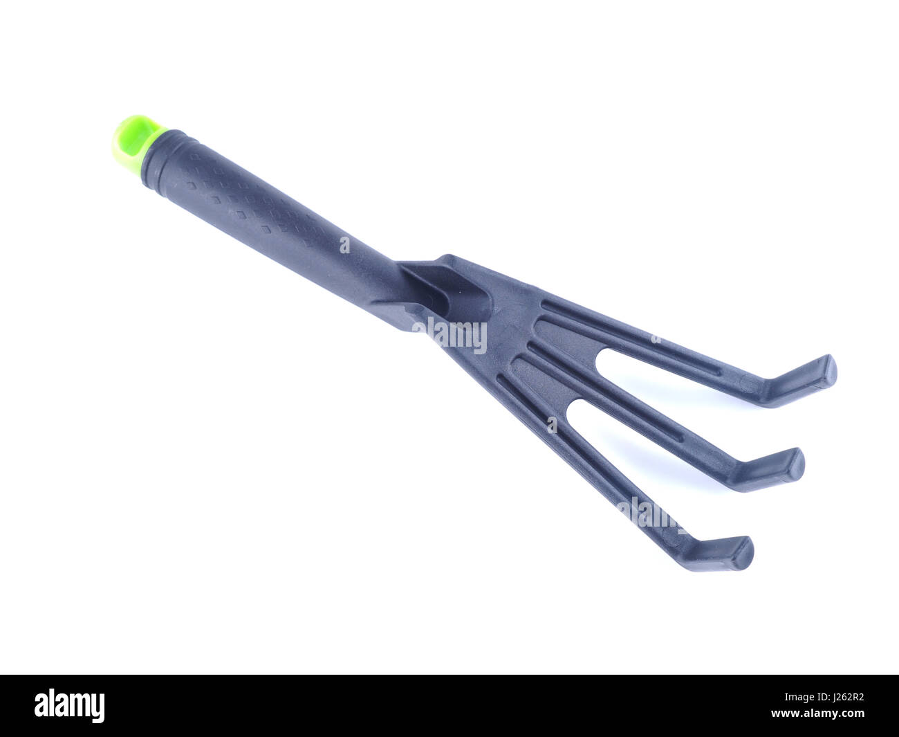 Plastic trident chopper on white background Stock Photo - Alamy
