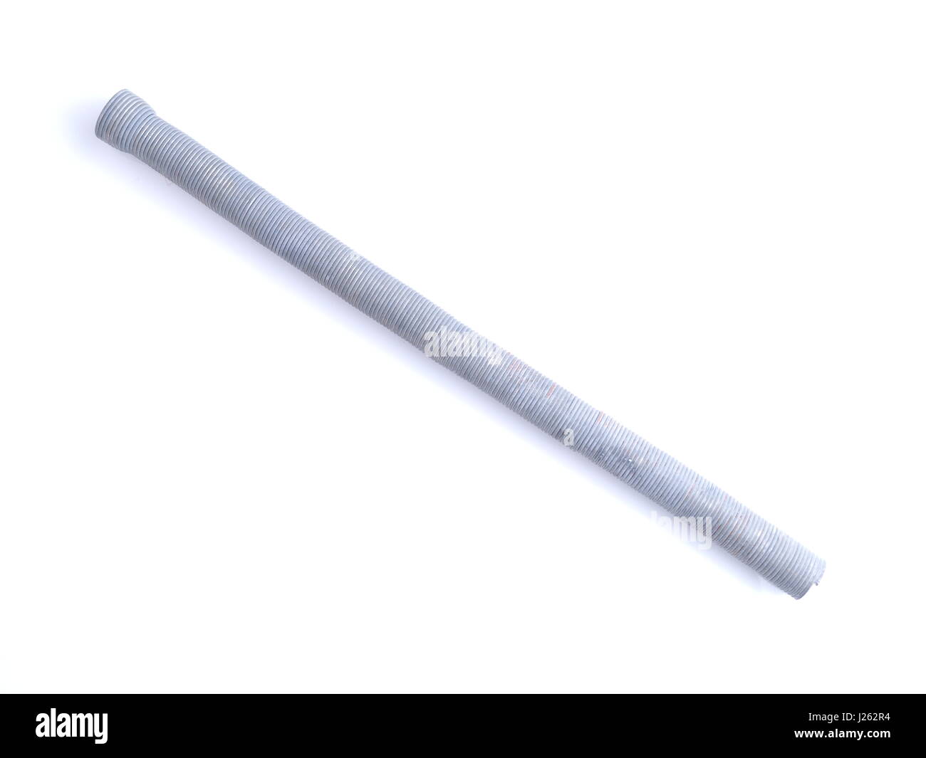 Metal spring on a white background Stock Photo - Alamy