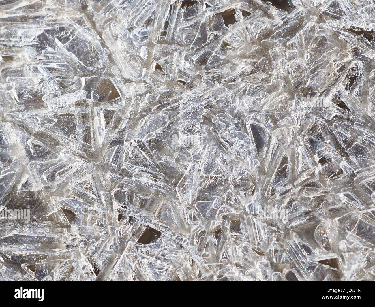 Ice in a puddle. background Stock Photo - Alamy