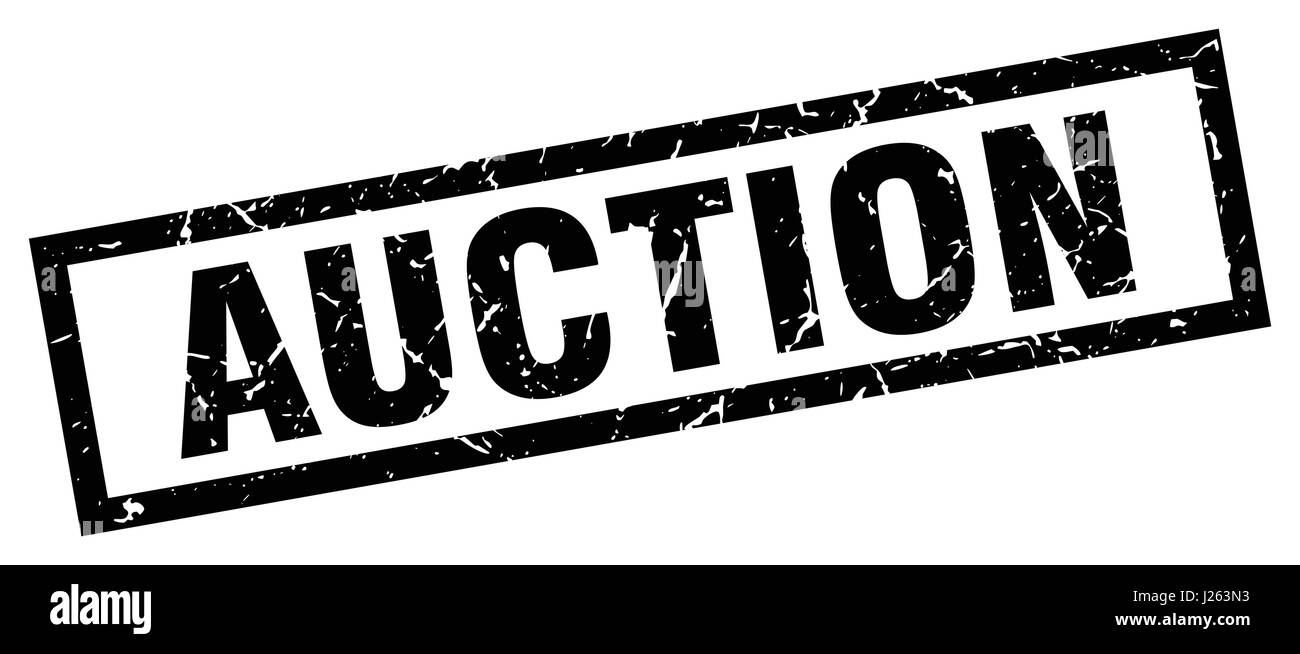 Auction stamp Black and White Stock Photos & Images - Alamy