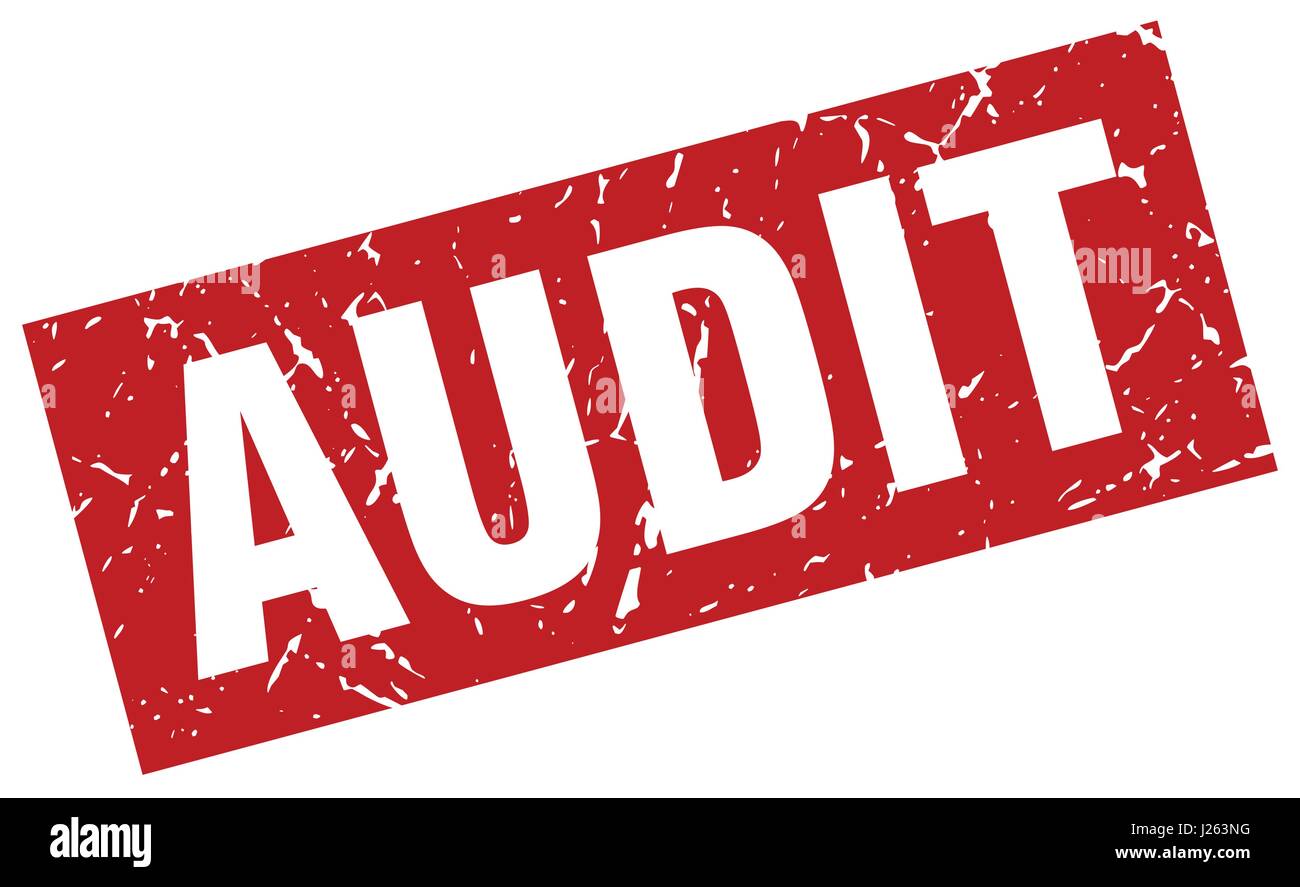 square grunge red audit stamp Stock Vector Image & Art - Alamy